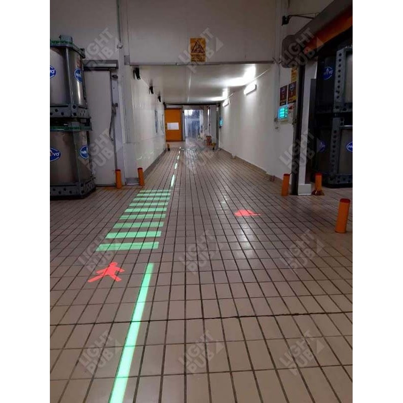 Projecteur ligne lumineuse verte 50 Watts pour création de couloir ...